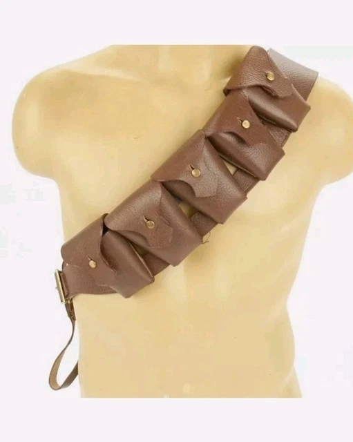 BRITISH P-1903 LEATHER Five-Pocket Bandolier Pattern 1903 WW1-WW2 ...