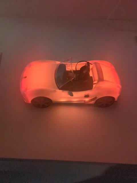 BARBIE SIZE RAINBOW High Doll Sports Car Color Changing LED Light-Up ...