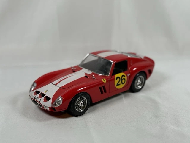BURAGO 1/18 SCALE Die Cast Model Ferrari 250 GTO - Red £22.90 - PicClick UK