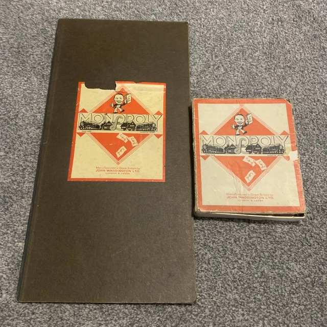 VINTAGE MONOPOLY BOARD game WWII 1930/40s Edition Complete £19.99 ...