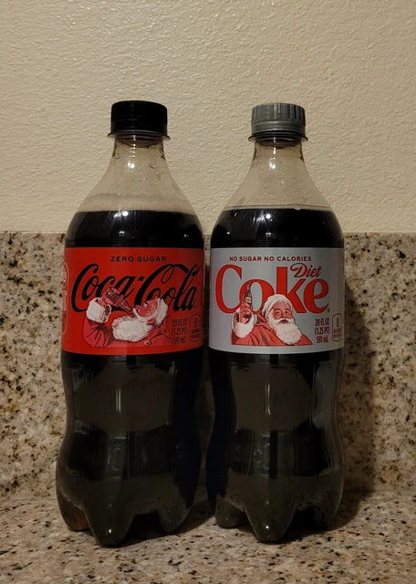 2025 COCA-COLA CHRISTMAS Santa Clause Holiday Soda 20 Fl Oz Bottle 2X £ ...