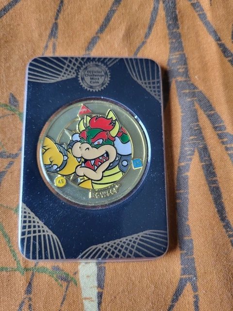 SUPER MARIO CHALLENGE Coin Gold Bowser £30.00 - PicClick UK