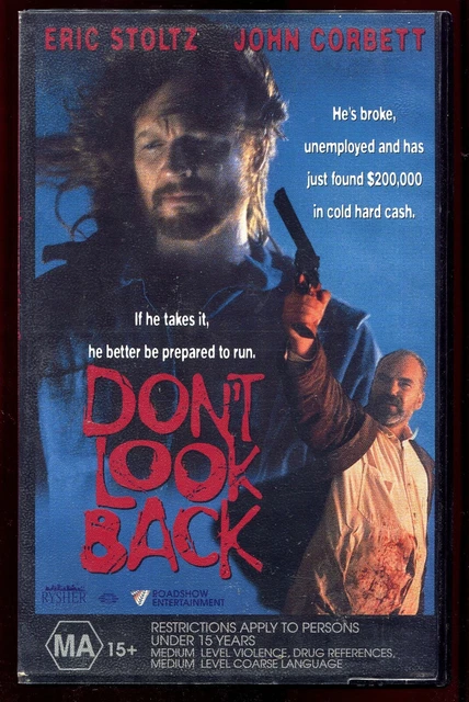 DON'T LOOK BACK VHS 1990's Action Village Roadshow Home Video PAL £18. ...