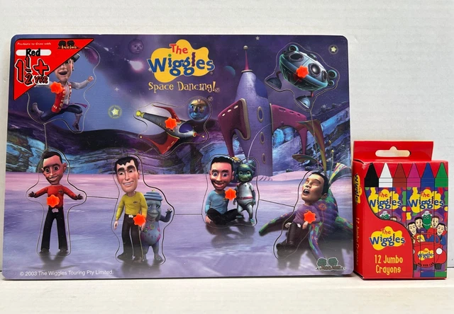 ~ WIGGLES - SPACE DANCING PEG PUZZLE BOARD Original Members + JUMBO ...