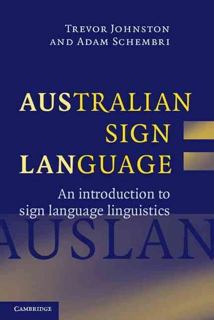 AUSTRALIAN SIGN LANGUAGE: Auslan: An Introduction to Sign Language ...