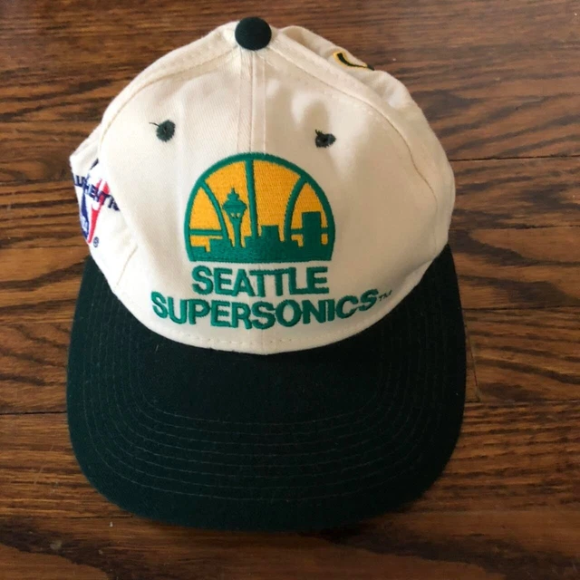 VINTAGE SEATTLE SUPERSONICS Sports Specialties Fitted Wool Cap Hat $70. ...