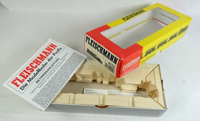 FLEISCHMANN 4155 LEERKARTON Dampflok BR 55 4455 DB H0 OVP ...