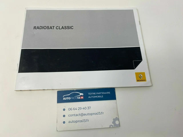 RENAULT LAGUNA MEGANE Scenic 3 Classic Radiosat Car Radio User Manual £686.42 - PicClick UK