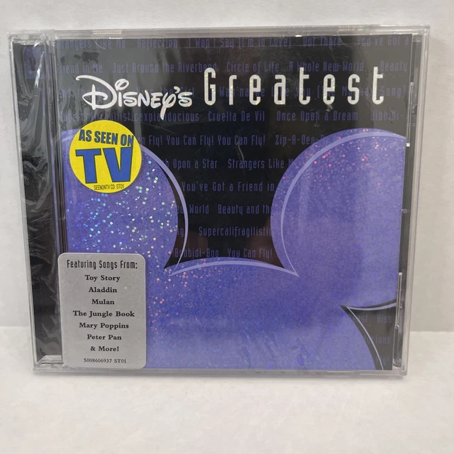 DISNEY'S GREATEST, VOL. 1 Music (CD, 2001) New/Sealed £7.99 - PicClick UK