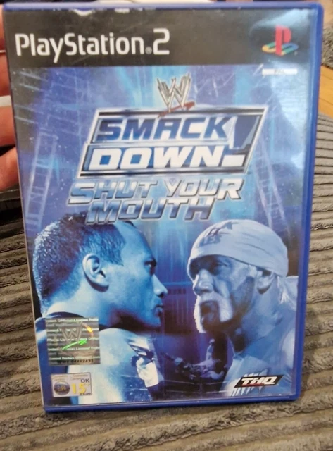 WWE SMACKDOWN SHUT Your Mouth PS2 PlayStation 2 Video Game Original UK ...