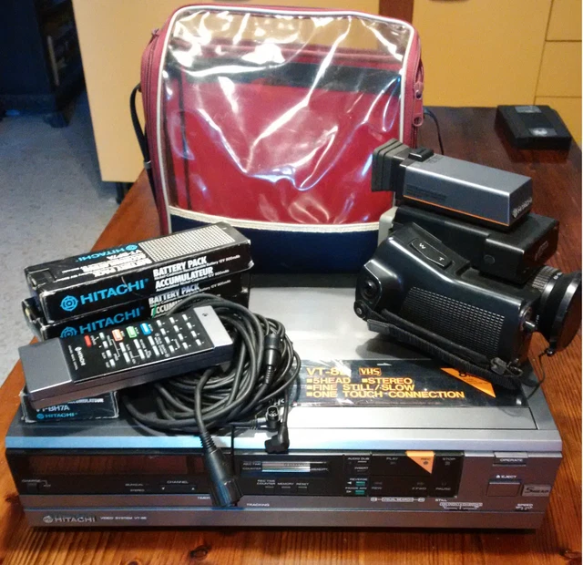 VIDEOREGISTRATORE HITACHI VT8-E Con Telecamera Vk-C1600E Ed Accessori ...