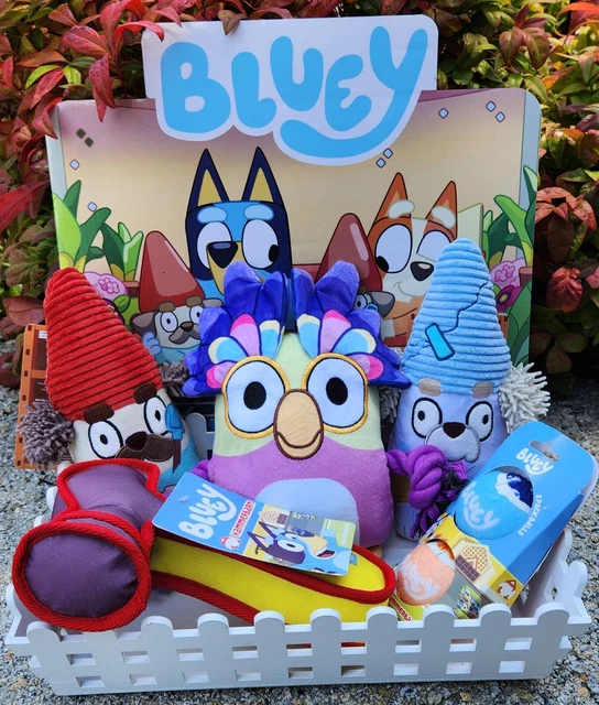 BLUEY HAMMERBARN BUNNINGS FULL SET Plush Hecuba Gnome, Toys, Hat, Bag ...