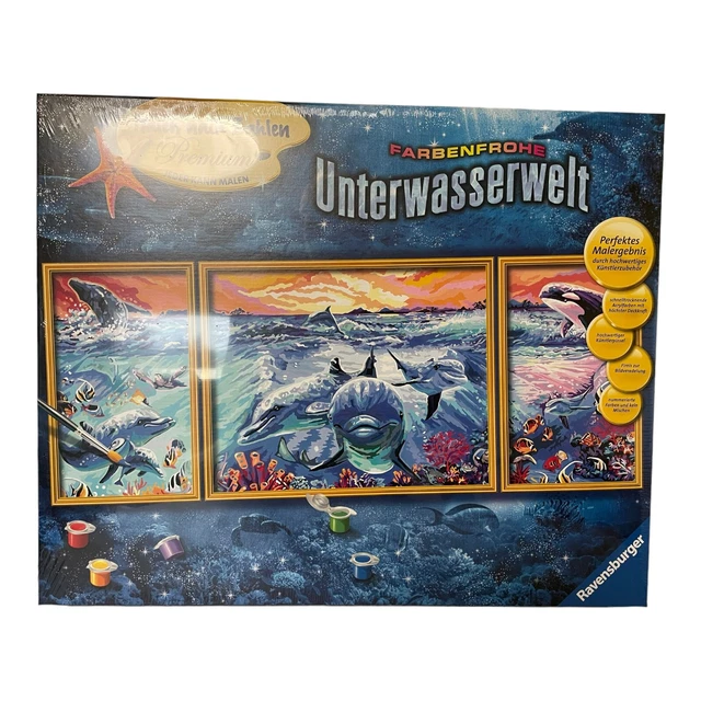 MALEN NACH ZAHLEN Erwachsene Ravensburger Farbenfrohe Unterwasserwelt 28954 NEU EUR 37,49 ...