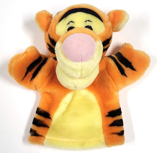 VINTAGE MATTEL TIGGER Hand Puppet Winnie the Pooh Tiger 9" Plush Soft ...