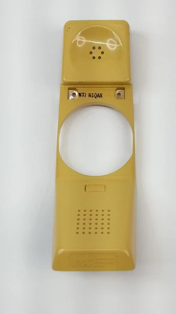 VINTAGE NEW OLD Stock NOS Yellow Receiver Handset Shell NT Northern ...