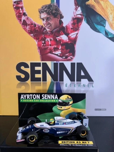 AYRTON SENNA 1/43 Racing Car Collection Williams FW 16 Renault V 10 ...