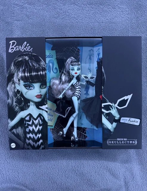 MATTEL MONSTER HIGH Skullector Frankie Stein x Barbie Doll IN HAND £79. ...