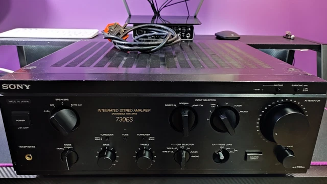 SONY TA-730ES INTEGRATED Amplifier 105 watt top of the range ES Vintage ...