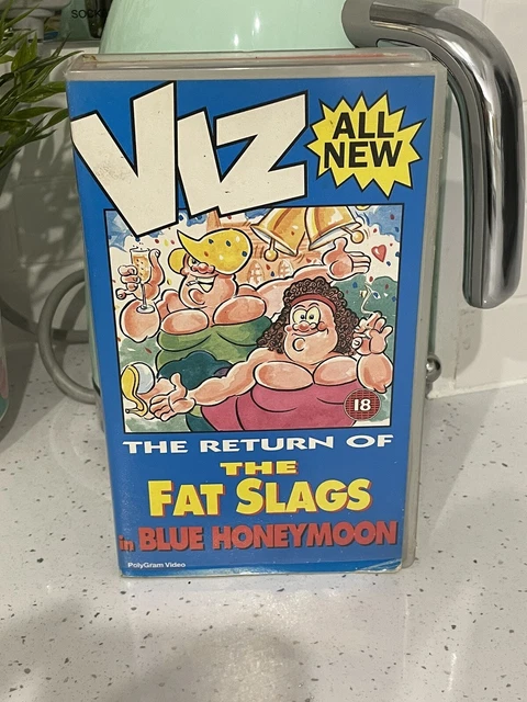 VIZ, THE RETURN of the Fat Slags in Blue Honeymoon VHS In Excellent ...