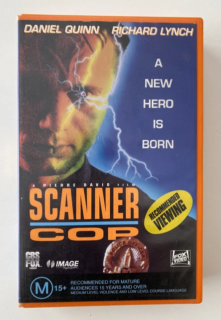 SCANNER COP [VHS] CBS Fox Video Big Box Ex-Rental Video Tape Horror ...