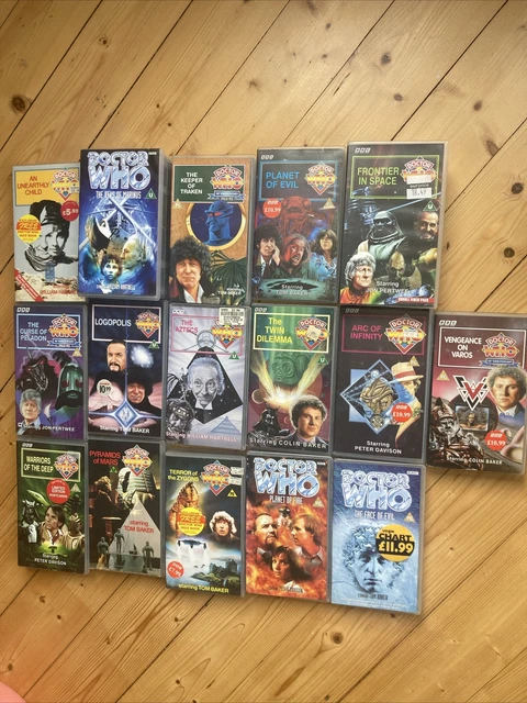 16 X DOCTOR Who VHS Video Bundle Collection Vintage BBC £15.00 ...