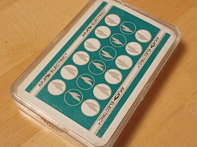 ORIGINAL DDR SKAT Kartenspiel "AKA ELECTRIC" / gut & vollständig ...