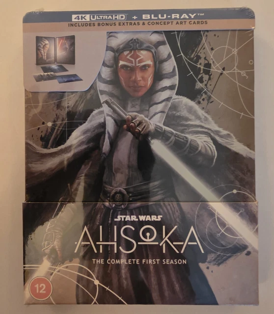STAR WARS : AHSOKA Complete First Season 4K UHD Blu-ray Steelbook. NEW ...