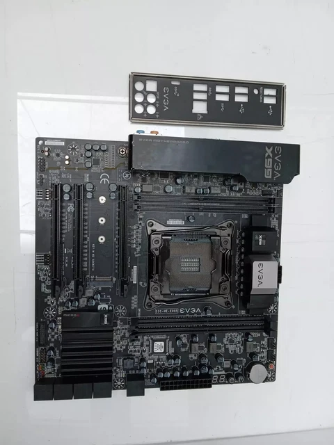 EVGA X99 SOCKET LGA 2011-3 DDR4 Motherboard With I/O shield - Spares ...