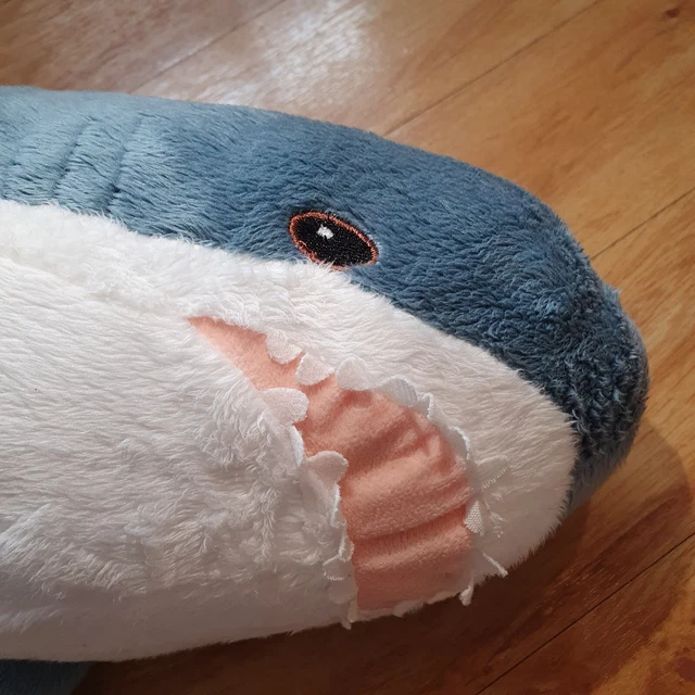 SMALL IKEA BLAHAJ Shark Pup Baby Soft Plush Toys 21 Inches Long Blue ...