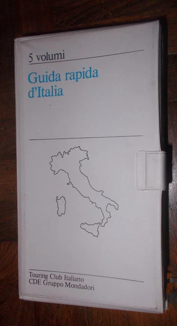 GUIDA RAPIDA D'ITALIA Touring In 5 Volumi Completa Cofanetto Edizione 1986 EUR 12,00 - PicClick IT