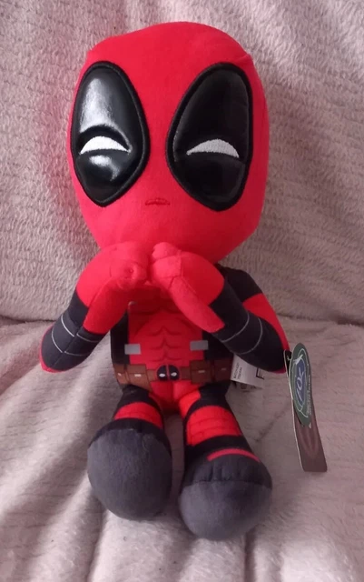 DEADPOOL ‘LOVE HEART Hands’ 12" Plush Soft Toy New With Tags £12.50 ...