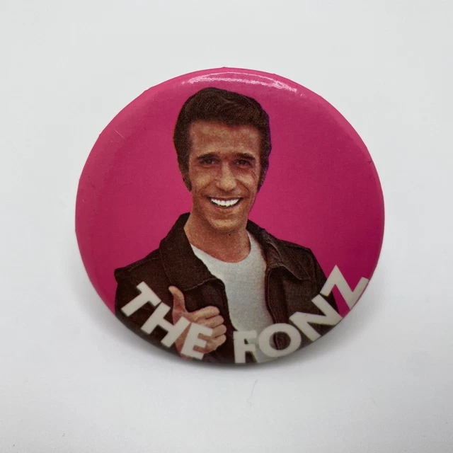 VINTAGE HAPPY DAYS THE FONZ 2.25” Button 1976 Paramount Pictures $12.00 ...