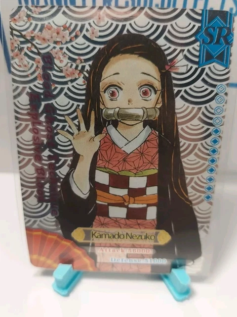 DEMON SLAYER THE Movie Anime Mugen Train-Kamado Nezuko Purple Text -SR ...