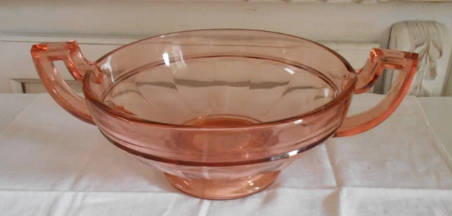 ART DECO FRUIT Cut Center Table Old Rose Val St Lambert Model Noemie £ ...