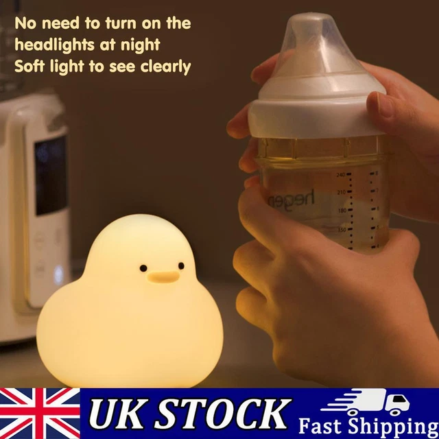 USB DUCK NIGHT Lamps Desktop Ornament Cute Ducks Lights Silicone for ...