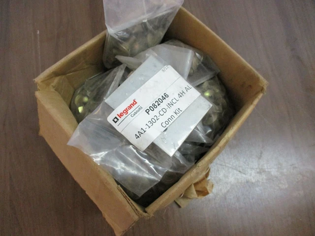 LEGRAND, P082046 CABLE Tray Conn Kit, part#:4A1-1302-CD-INCL 4H AL, New ...