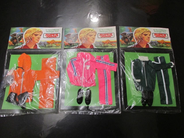 LOT DE 3 panoplies tenues super John bootleg Action Man Joe Big Jim EUR ...