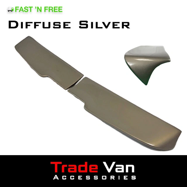 FORD TRANSIT CUSTOM Diffused Silver Rear Spoiler Twin Door Custom ...