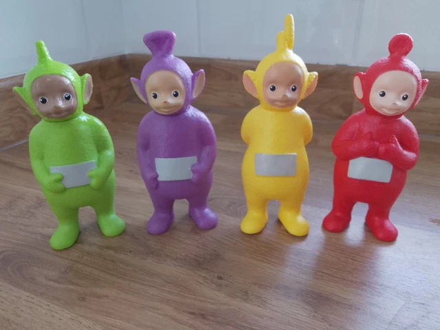 CBEEBIES TELETUBBIES CHUNKY Figures 5” All Four Dipsy Lala Tinkywinky ...