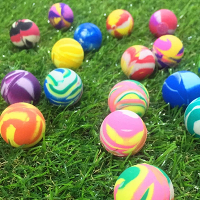 25 PCS 25 mm Bouncy Balls Rubber Jumping Balls Toy Balls for Children ...