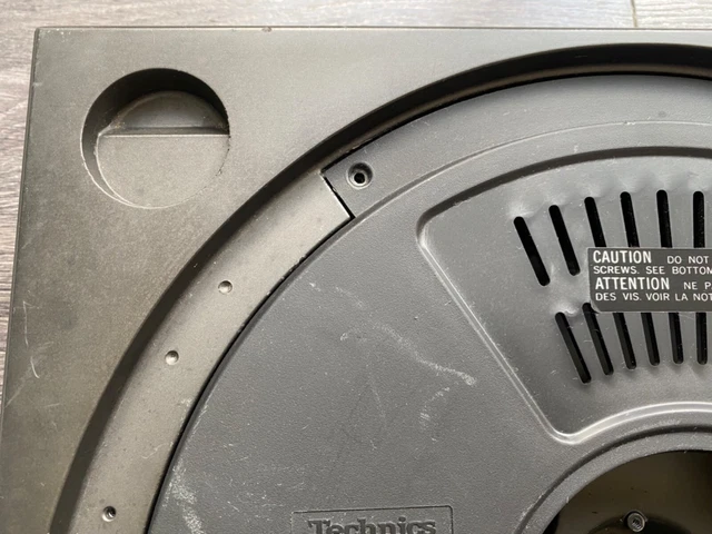 TECHNICS 1210 MK2 Top Cabinet Plinth Platter Cover Inner Weight ...