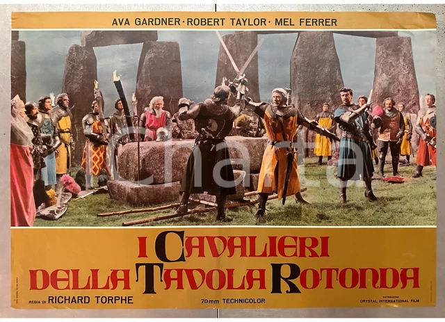 1960 AVA GARDNER Robert TAYLOR "I cavalieri della Tavola Rotonda ...