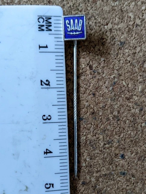 RARE, ORIGINAL 1970'S SAAB ENAMEL STICK PIN. £12.94 - PicClick UK