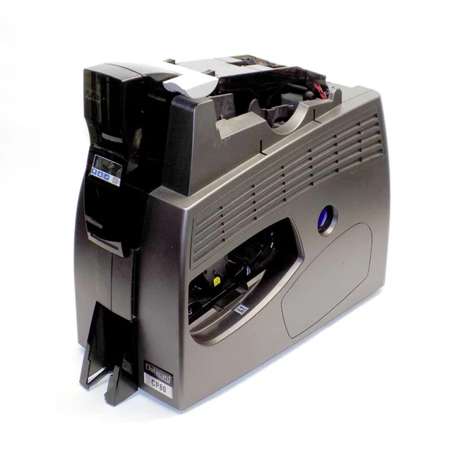 DATACARD CP80 DUPLEX ID Card Printer, Laminator, and Mag Encoder Stripe ...