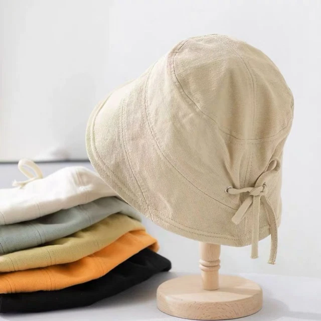 FOLDABLE SUNSCREEN CAPS Wide Brim Basin Cap Portable Bucket Hat Women ...