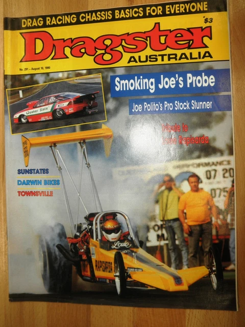 DRAGSTER AUSTRALIA #291 Ford Probe Pro Stock Building chassis $2.29 ...