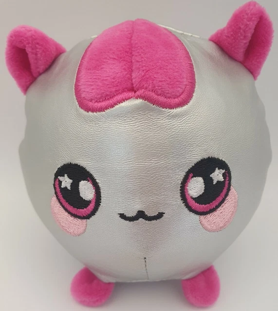 SQUEEZAMALS SQUISHY 4” Plush SILVER SPACE CAT Collectable Scented ...
