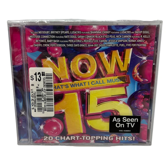 NOW THAT'S WHAT I Call Music! 15 CD 20 Tracks 2004 Sealed New Brittney ...
