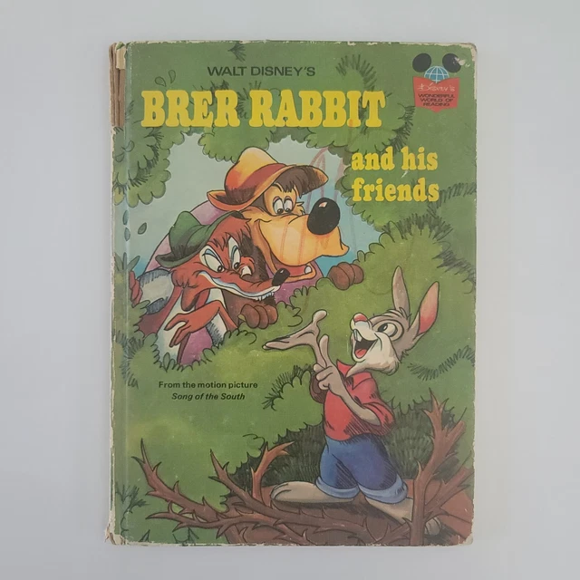BRER RABBIT AND His Friends Book Vintage Hardcover Walt Disney 1973 ...