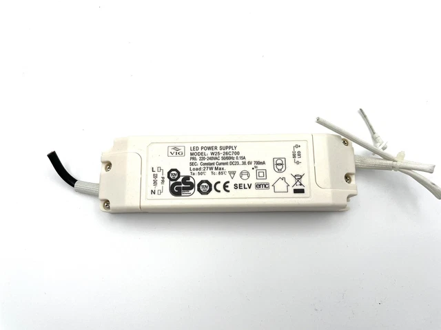 VIG LED POWER Supply Trafo W25-26C700 Netzteil Transformator LED Ersatzteil Mess EUR 19,90 ...